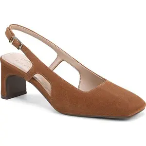 Naturalizer Carmen Slingback Pump - Dark Chestnut Brown