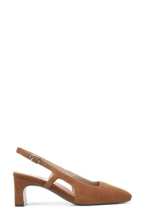 Naturalizer Carmen Slingback Pump - Dark Chestnut Brown