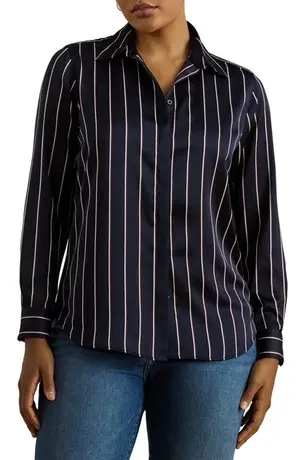 Ralph Lauren Curved Hem Shirts For Women