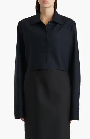 Khaite Spread Collar Shirts For Women