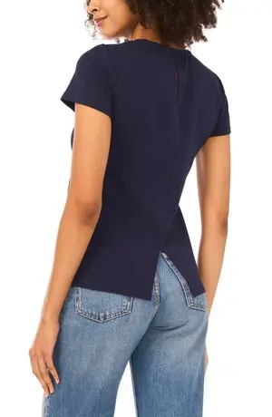 Vince Camuto Keyhole Back T-shirt