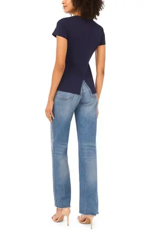 Vince Camuto Keyhole Back T-shirt