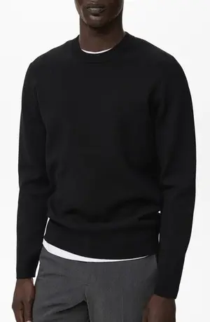 Mango Crew Neck Sweaters For Men