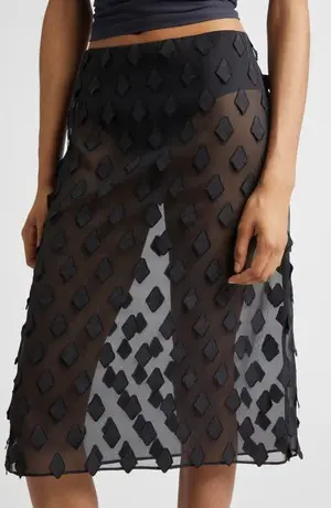 Paloma Wool Tris Sheer Midi Skirt