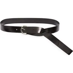 Paloma Wool Adela Leather Belt - Black
