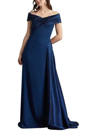 taffeta crepe maxi dresses