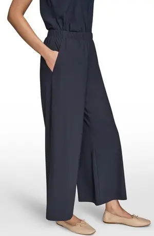 Donna Karan New York Relaxed Wide Leg Pants - Nightfall