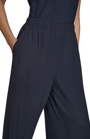 Donna Karan New York Relaxed Wide Leg Pants - Nightfall