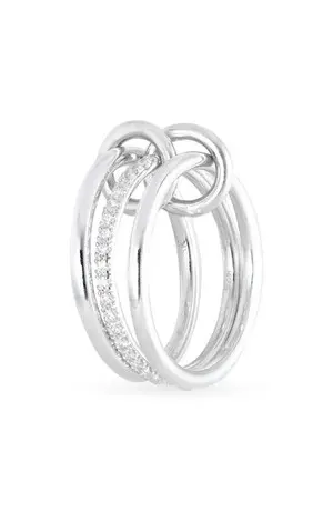 SPINELLI KILCOLLIN Sonny Linked Diamond Ring - Silver