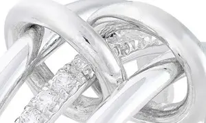 SPINELLI KILCOLLIN Sonny Linked Diamond Ring - Silver