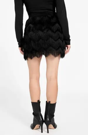 Guess Fringe Mini Skirt