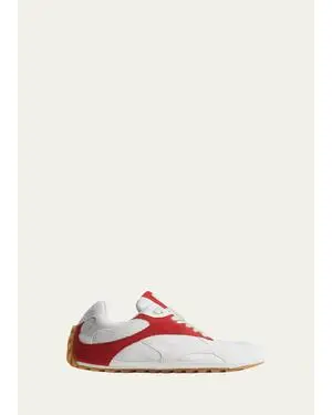Bottega Veneta Orbit Flash Low-Top Sneakers White/red