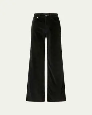 Veronica Beard Taylor High-rise Wide-leg Pants - Oxford