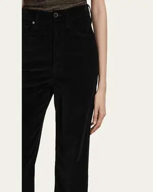 Veronica Beard Taylor High-rise Wide-leg Pants - Oxford