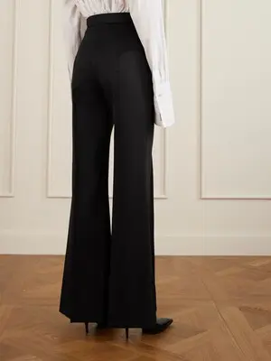 VIVIENNE WESTWOOD Pleated Wide-leg Wool-twill Trousers
