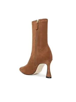 L'Agence Severine Flare Heel Boot - Buckskin Suede