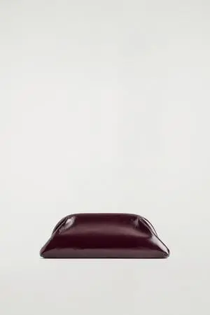 Cos Ingot Leather Clutch