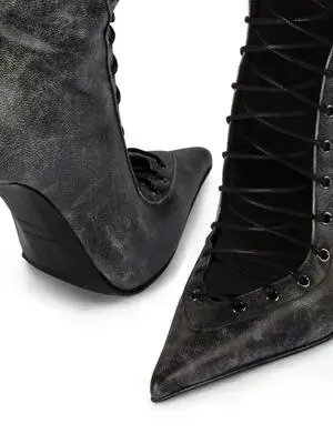 LE SILLA 120mm Collette Lace-up Boots