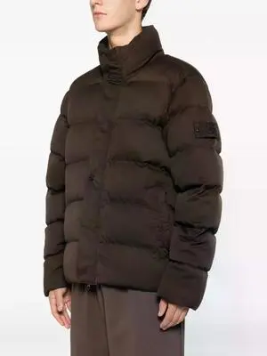 Stone Island Down Jacket - Brown