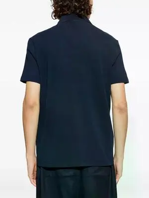 Versace Medusa Head-appliqué Polo Shirt - Blue