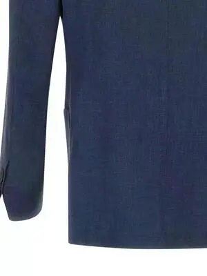 BARBA NAPOLI Lello Button-fastening Blazer - Blue