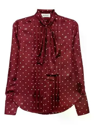 Monse Tie-neck Cowl-back Shirt