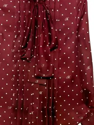 Monse Tie-neck Cowl-back Shirt