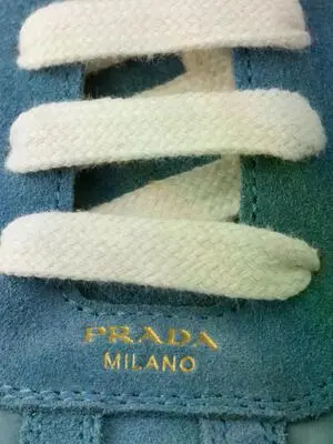Prada Montecarlo Re-edition Logo Sneakers - Blue