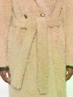 GLOX Belted Double-breasted Coat