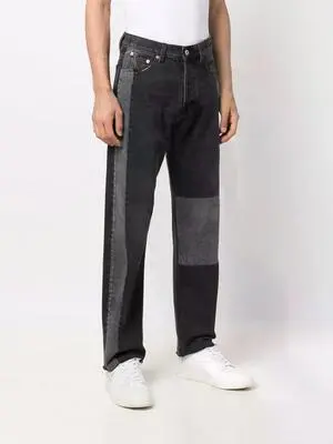 Valentino Garavani Patchwork Straight-leg Trousers