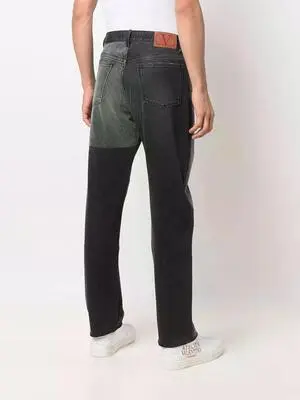 Valentino Garavani Patchwork Straight-leg Trousers