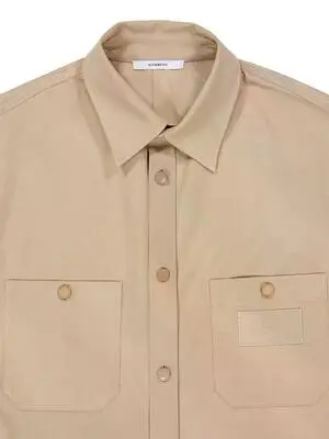 Givenchy Short-sleeve Cotton Shirt - Neutrals