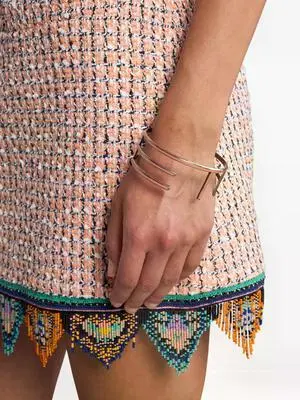 Etro Logo-plaque Bracelet - Silver