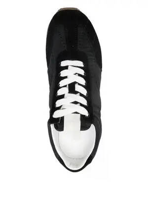 TOTEME Padded Lace-up Sneakers - Black