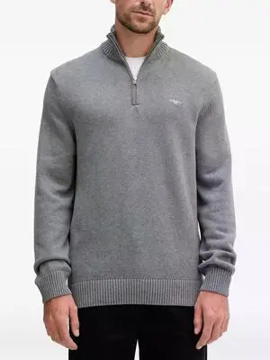 Gant Cotton Piqué Half-zip Sweater