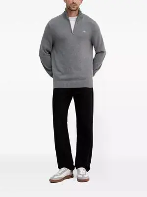 Gant Cotton Piqué Half-zip Sweater