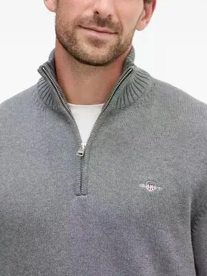 Gant Cotton Piqué Half-zip Sweater