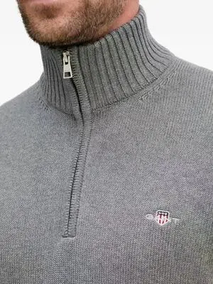 Gant Cotton Piqué Half-zip Sweater