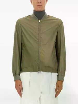 Brunello Cucinelli Zip-up Bomber Jacket - Green