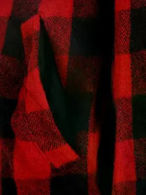 Junya Watanabe Checked-pattern Zip-up Shirt Jacket