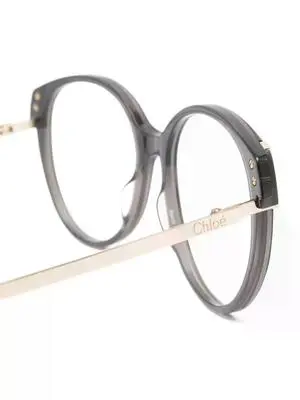 Chloé Round Frame Eyeglasses - Grey