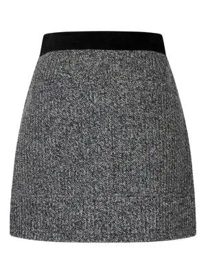 STUDIO TOMBOY Knitted Mini Skirt - Grey
