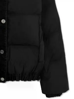 STUDIO TOMBOY Denim-trim Puffer Jacket - Black