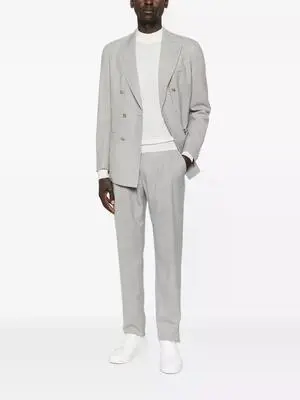 Eleventy Double-breasted Suit - Grey