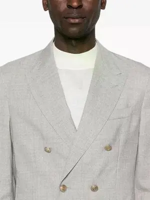 Eleventy Double-breasted Suit - Grey