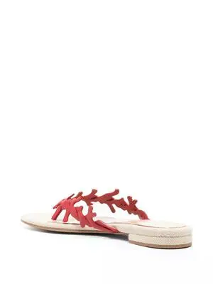 GIANVITO ROSSI Ocean Thong-strap Flat Sandals