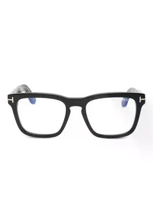 TOM FORD Rectangle-frame Glasses - Black
