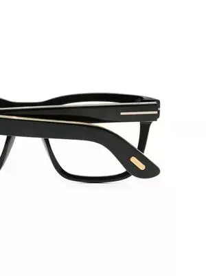 TOM FORD Rectangle-frame Glasses - Black