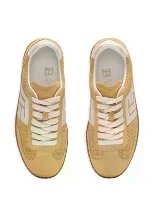 Balmain Swan Perforated Detail Sneakers