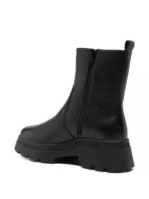 Geox Leather Lug Sole Boots